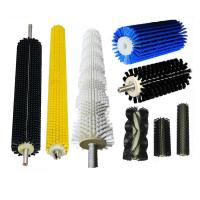 China Industrial Conveyor Nylon Roller Brush for Cleaning Customizable 100mm for sale