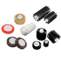 China Industrial Conveyor Nylon Roller Brush for Cleaning Customizable 100mm for sale
