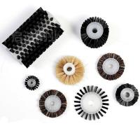China Industrial Conveyor Nylon Roller Brush for Cleaning Customizable 100mm for sale