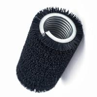 China Industrial Spiral Wound Roller Brush Customizable Nylon PP Bristle Cleaning Polishing for sale