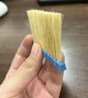 China Custom Sisal Strip Brush with Rubber Base for Polishing and Cleaning 100mm for sale
