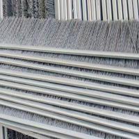 China Customized Industrial Abrasive Wire Strip Brush for Polishing 2.5mm-12mm Base for sale
