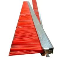 China PP Mixed Wire Strip Brush 1000x120mm for Concrete Brick Block Making Machine Cleaning for sale