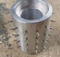 China Customizable Needle Roller Brush for Leather Fabric Punching Perforation 0.25mm Needle Diameter for sale