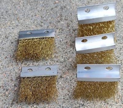 Cina Guida laser filo di rame puro spazzola di rame pulito tipo H alloy di alluminio spazzola di rame in vendita
