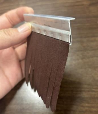 Cina Striscia di carta da sabbia per tessuto di base in lega di alluminio su misura industriale per lucidare i mobili in vendita