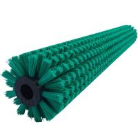 China Customized Nylon Cylindrical Brush Roller for Fruit Vegetable Cleaning Machine 60-600mm OD for sale