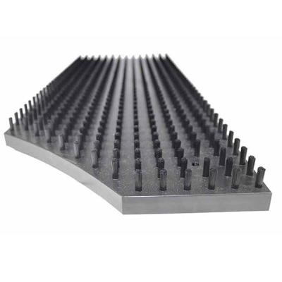China Custom Industrial PVC HDPE Base Board Tufted Scrub Plate Cleaning Brush for sale
