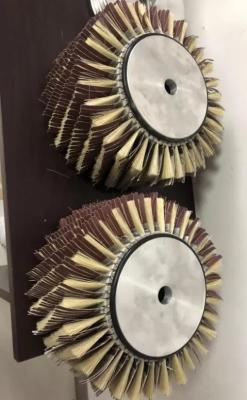 Cina Spazzola a tamburo abrasiva per levigatura, carta vetrata, sisal, rullo lucidante per lucidatrice per legno in vendita