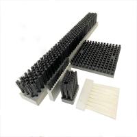 China Customized Industrial PVC PP Base Plate Brush for Conveying 0.1-0.3mm Filament for sale