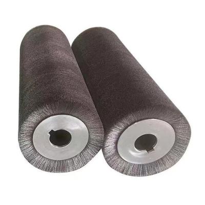 China Custom Industrial Grade Roller Brush Stainless Steel Wire Spiral Roller Brush Without Shaft Polishing Brushes for sale