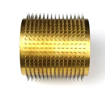 China Custom Industrial Stainless Steel /Copper Needle Perforation Roller For Printing Packaging for sale