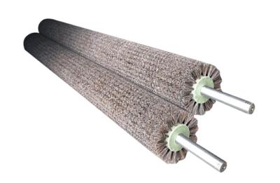 중국 산업용 원통형 브러시 맞춤형 말털 롤러 브러시 (목재 및 금속 연마용) 판매용