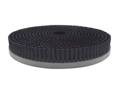 China Custom Industrial Brushes Disc Nylon Wire Brush Dust Removal Disk Brushes For Cleaning for sale