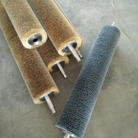 China Customized Copper-Plated Steel Wire Cylindrical Wire Brush for Wood Texture Processing for sale