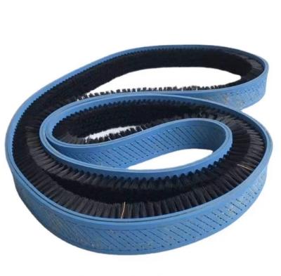 China Industrial Custom Belt Brushes Nylon/PP Bristle Cleaning And Dust Removal Conveyor Belt Brush For Transmission And Transportation for sale