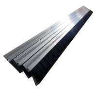 China Customized H Type Nylon Garage Door Sealing Brush Strip 10mm Bristle Height for sale