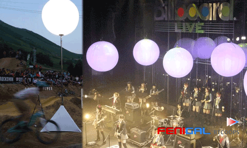 High-Brightness RGBW Inflatable LED event lighting balloon