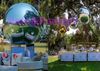 China 6.5ft Opblaasbaar van de Kerstmisdecoratie van de Spiegelballon Rood Groen Gouden Materieel Pvc Te koop