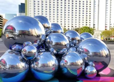 中国 装飾多彩なポリ塩化ビニールの膨脹可能な反射球のクリスマス ミラー球3m 700w 販売のため