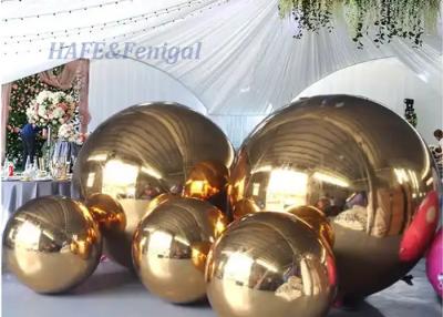 China Large Event Decoration PVC Floating Balloon Esferas Inflables Decorative Mirror for sale