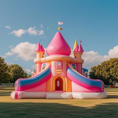 China Ages 5-12 inflatable water slides  PVC  giant inflatable slide 3*3*2.5m 4*4*3m inflatable jumping castle with Blower for sale