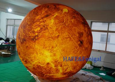 Китай Гигантская надувная планета с светодиодным освещением Солнце 1-3M освещение Декорация поддерживает настройку продается