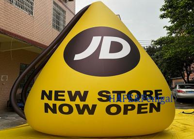 중국 부풀이 PVC 노란색 로고 인쇄 브랜딩 광고 맞춤형 실험 마케팅 판매용