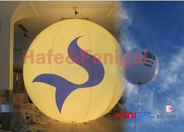 China 400w RGB Camping Inflatable Event Lighting Balloon With 5m Decoration Pearl Series 240W for sale