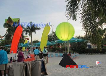 Cina 800w RGB LED Event Illuminazione Pallone Per Festa di Nozze Pubblicità Personalizzazione in vendita