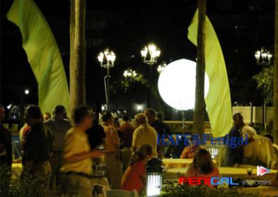 Cina 800W Luce a LED gonfiabile con lampada alogenica, illuminazione a LED gonfiabile per eventi Luce di decorazione di palloncini in vendita