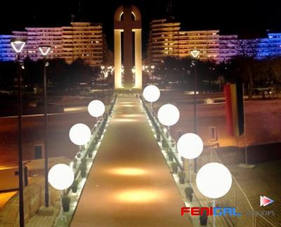 중국 480W AC 120/230V 화이트 LED 이벤트 조명 풍선 화이트 달 풍선 판매용