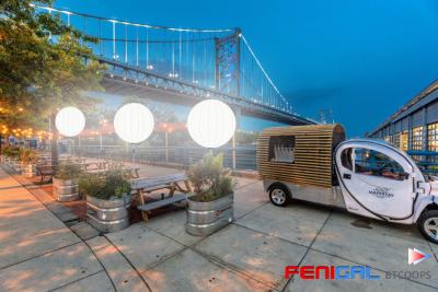 中国 展示の飾り付けのための 220V LED 充電式イベント照明気球 販売のため