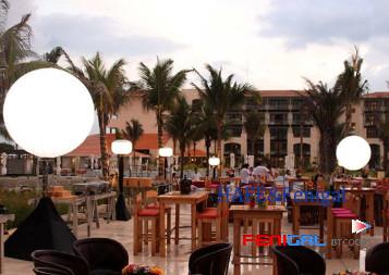 中国 再利用可能 400W LED 充電式 イベント照明気球 オーダーメイド 飾り付け 販売のため