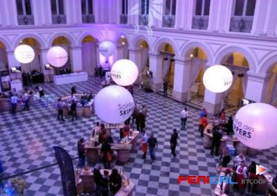 中国 再利用可能 400W LED 充電式 イベント照明気球 オーダーメイド 飾り付け 販売のため