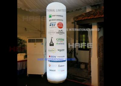 China LED RGB Inflatable Cylinder 162 Watt Balloon Light Tower Music Festival Decoration for sale