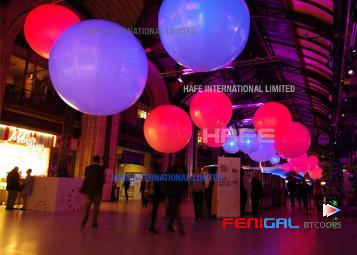 中国 LED DMX512 充気気球 月球 吊るし 使用イベント 照明 照明気球 販売のため