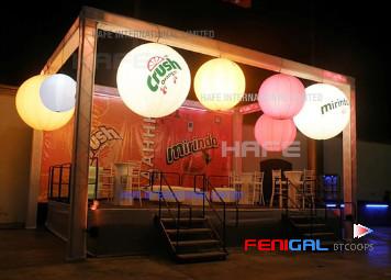 中国 LED DMX512 充気気球 月球 吊るし 使用イベント 照明 照明気球 販売のため