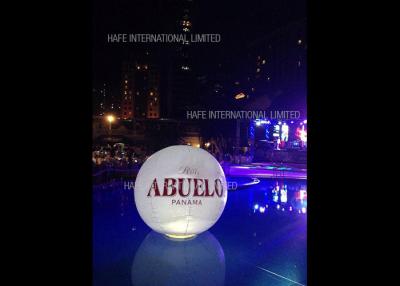 China Advertising Inflatable Lighting Decoration  , LED RGB Inflatable Pool Lights Balloon Water Floating for sale