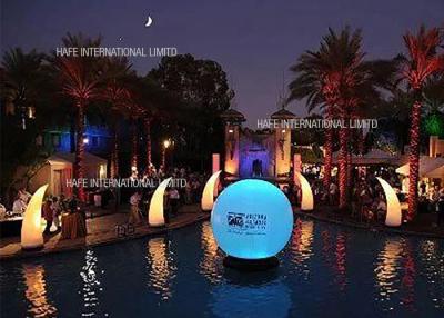 China propaganda de flutuação do balão inflável da decoração da iluminação 1000W para eventos da água à venda