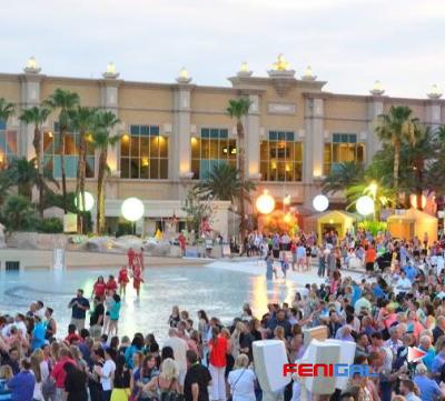 中国 RGB 変色 充気式 LED ライト イベント 照明 バルーン ランタン ライト 販売のため