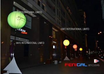 中国 RGB 変色 充気式 LED ライト イベント 照明 バルーン ランタン ライト 販売のため