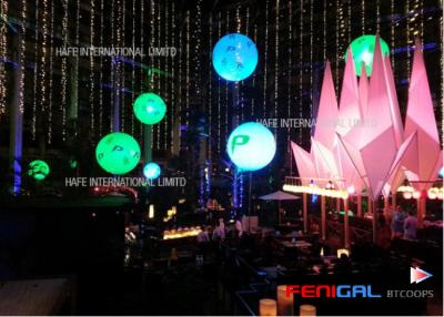 中国 RGB 変色 充気式 LED ライト イベント 照明 バルーン ランタン ライト 販売のため