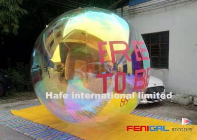 China 40-80cm Small Inflatable Mirror Balloons In Silver Gold Red Green Blue for sale