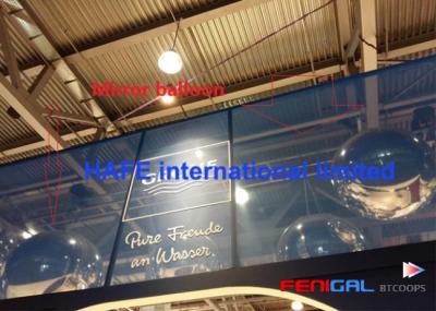 China 40-80cm Small Inflatable Mirror Balloons In Silver Gold Red Green Blue for sale