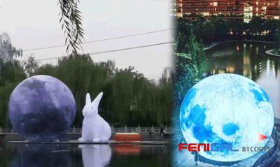 중국 동적 이벤트 조명 풍선 6500K RGBW 풍선 512 DMX 판매용