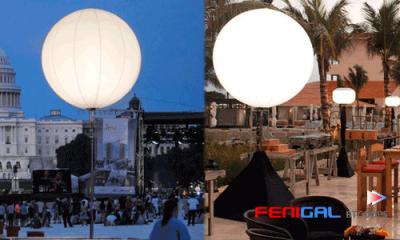 中国 800W 充電可能なLEDライトバルーン 三脚付き 強力な屋外広告 販売のため