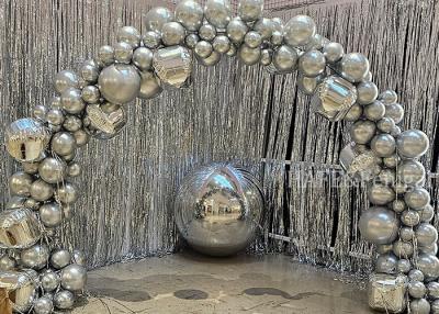 China Verzegeld PVC opblaasbaar spiegelbal Metalen parel 1.5m-3m Event tentoonstelling decoratie Te koop
