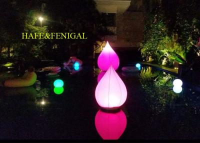 China Inflatable Lotus LED Balloon Light 50 Cm 1.6ft Base Constant Air-inflated for sale
