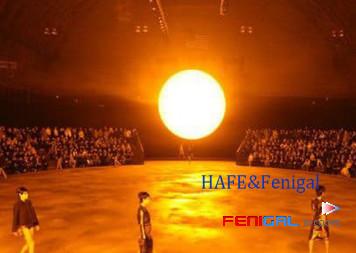 中国 高明るさ RGBW 充電式 LED イベント照明バルーン 販売のため